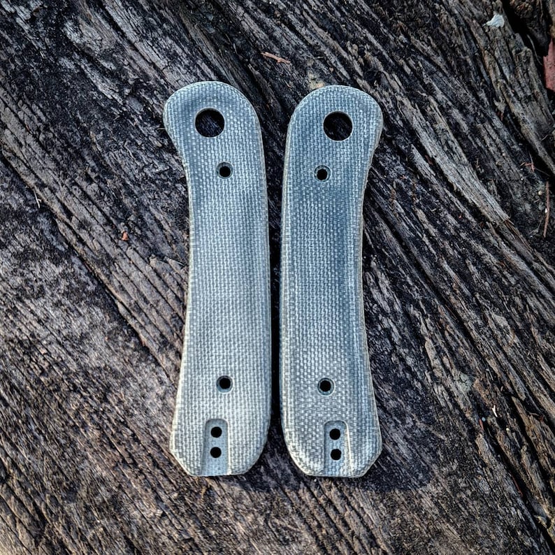 Black Canvas Micarta Knafs Co. Lander Micarta Scales Made to - Etsy