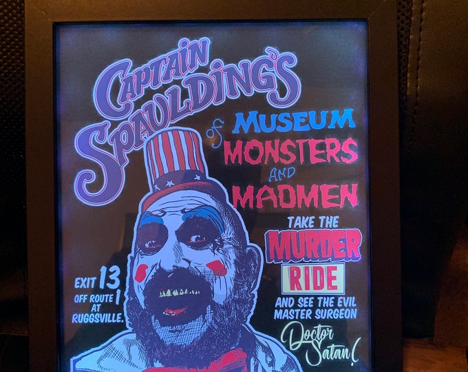 Captain Spaulding House of 1000 Corpses & Devil's Rejects Wood Sign ...