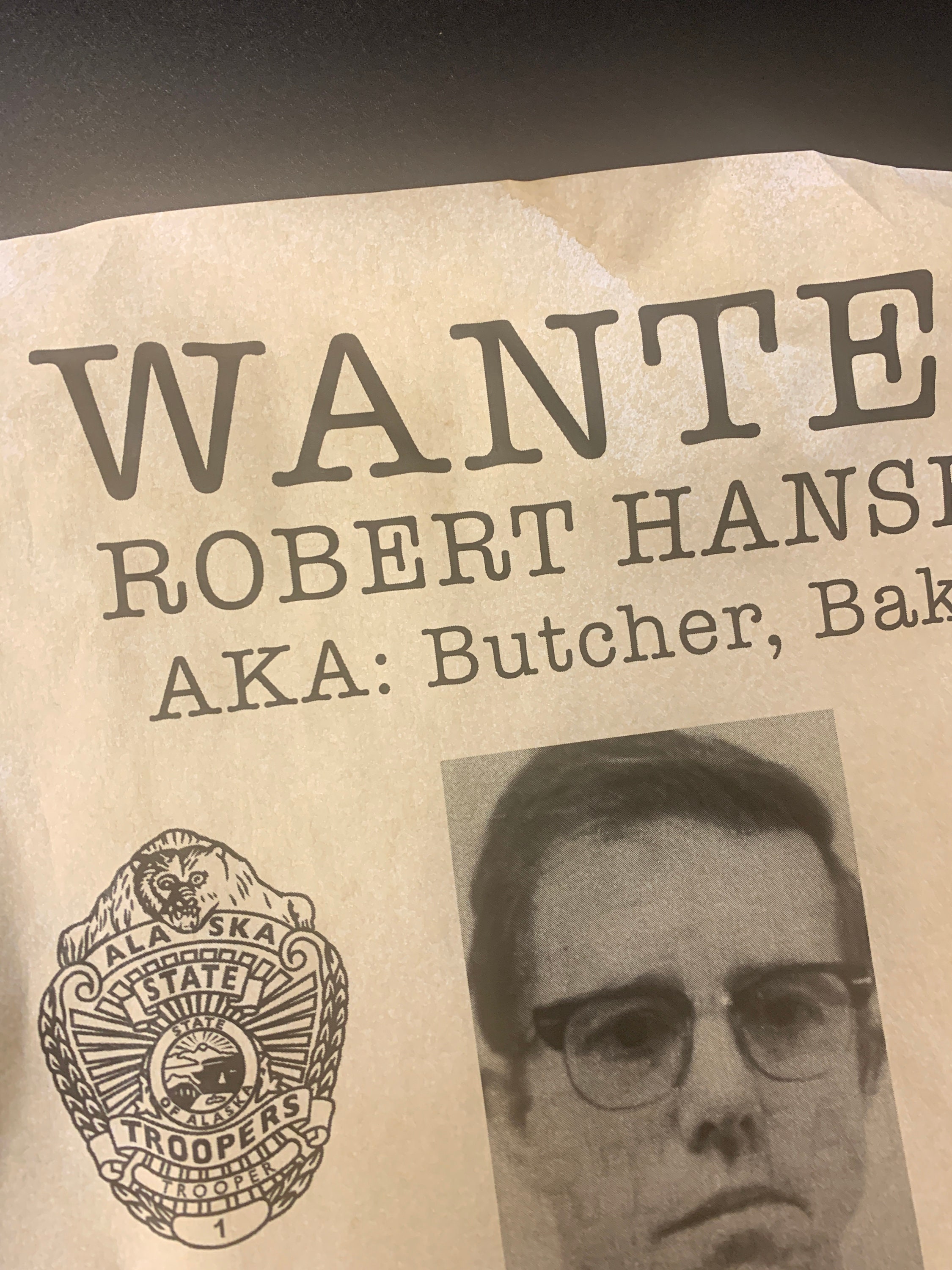 The Butcher Baker - Robert Hansen - Serial Killer Wanted Poster - Etsy
