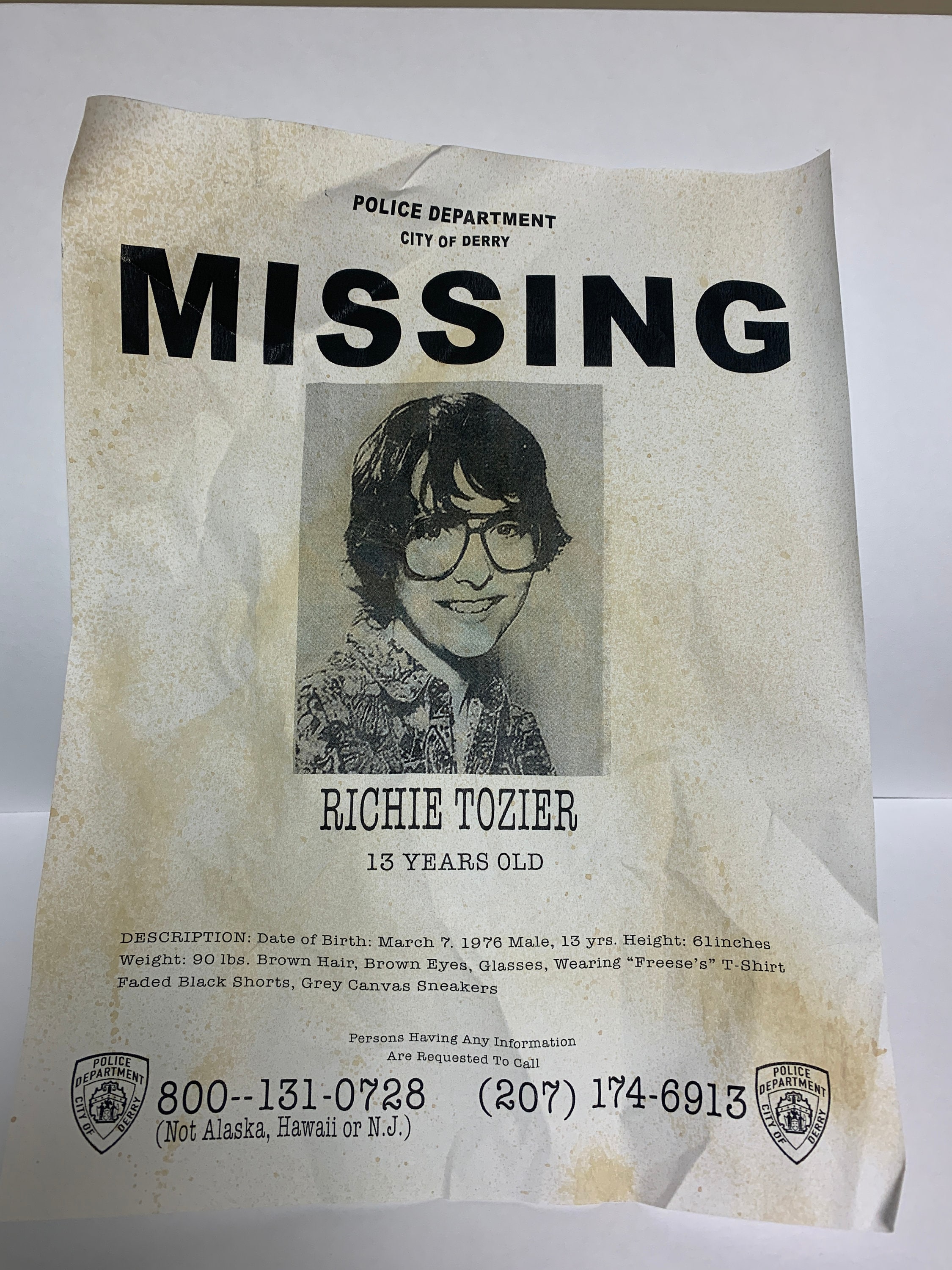 Horror Memorabilia IT Missing Posters Individual or Set of 8 - Etsy UK