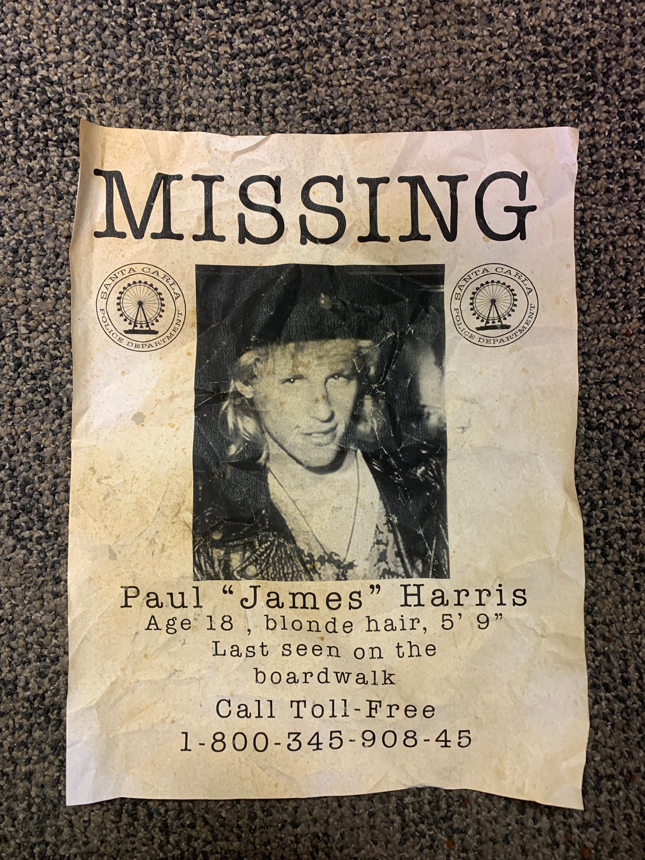 Collectibles Art & Collectibles Dwayne Paul Missing in Santa Carla Lost ...