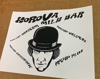 Clockwork Orange Milk Bar - Etsy