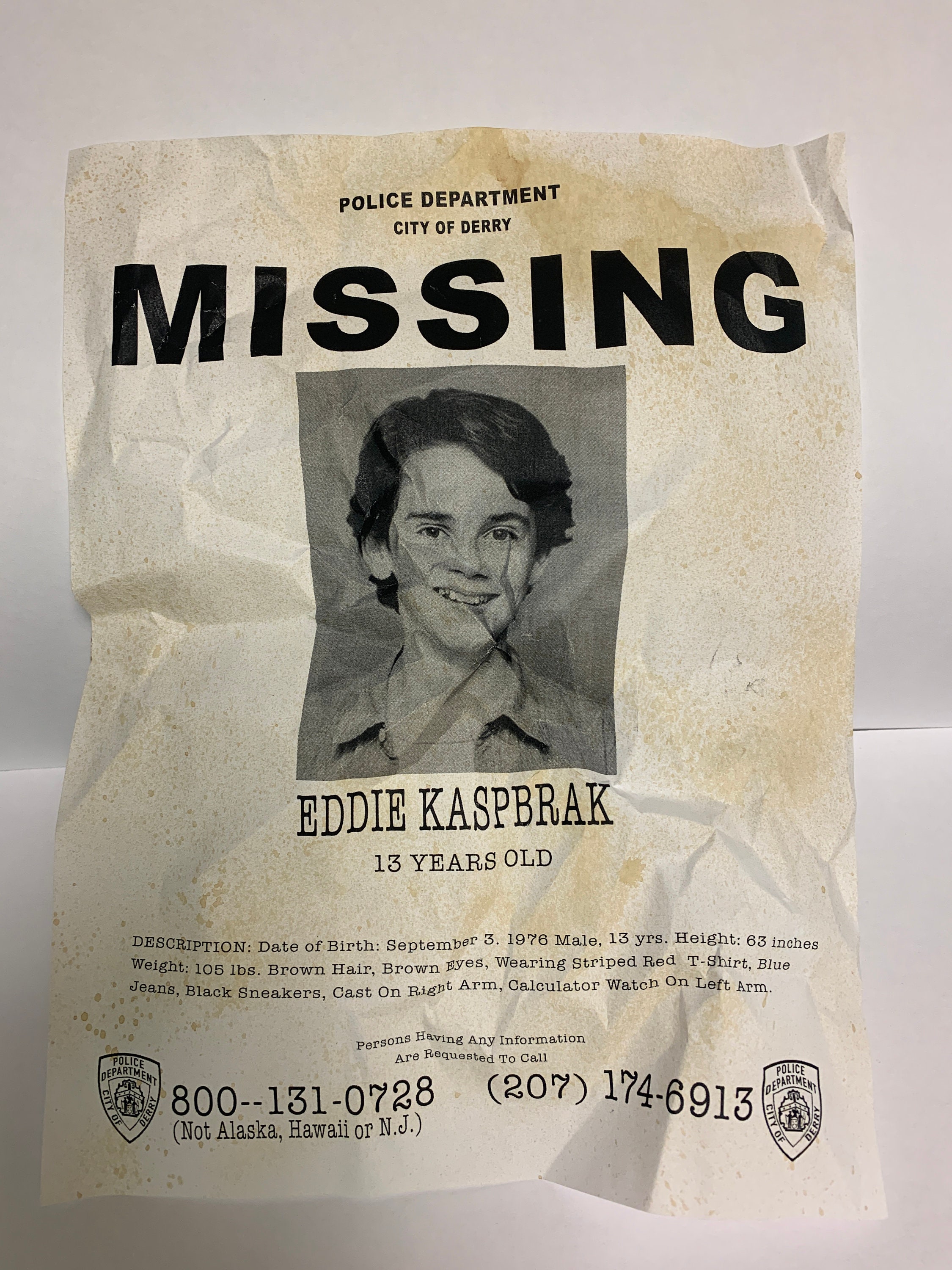 Horror Memorabilia IT Missing Posters Individual or Set of 8 - Etsy UK