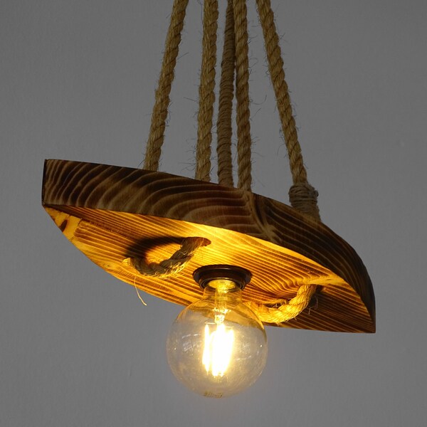 Wooden Rustic Ceiling Lights - Etsy