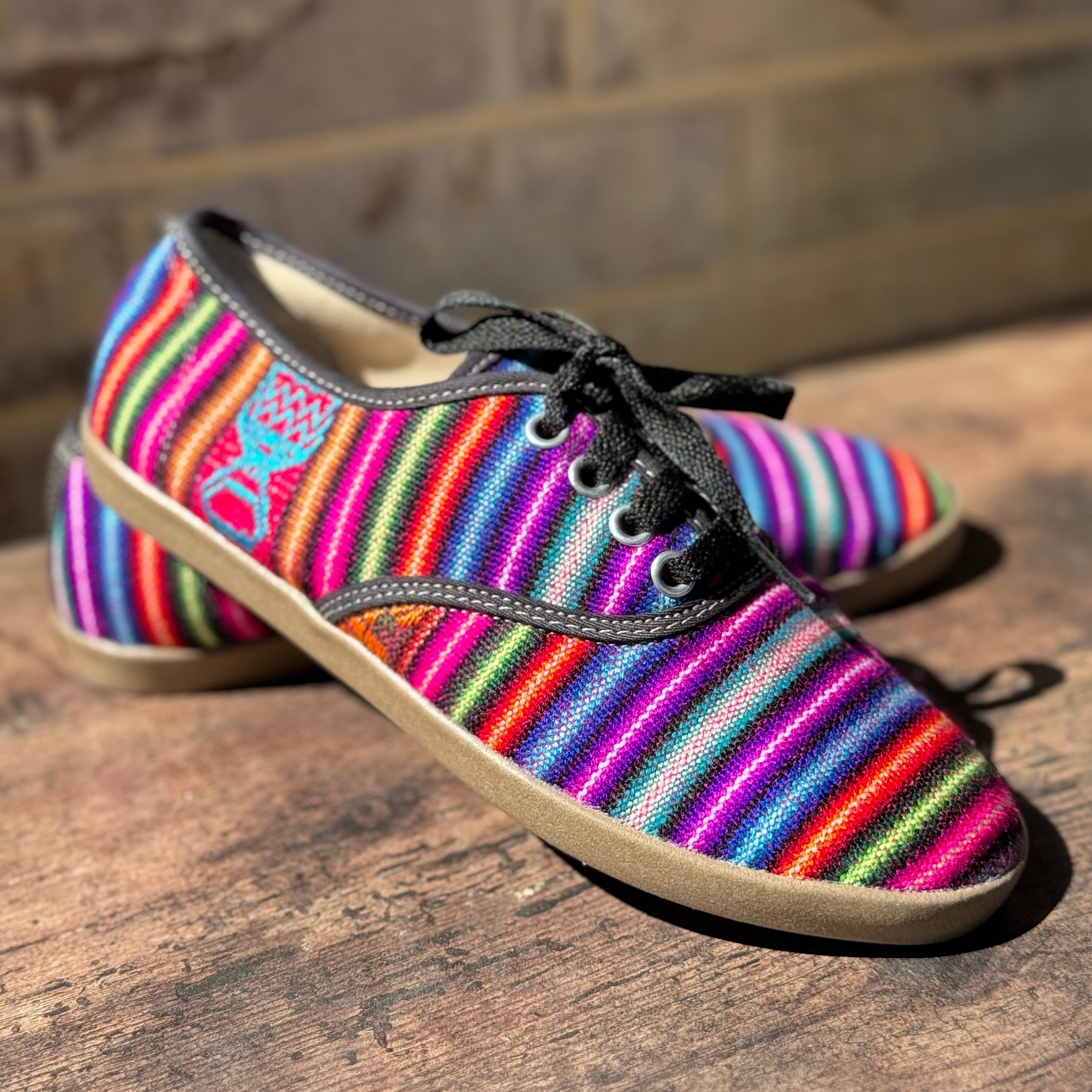 Artisan Sneakers for Big Kids, Made With Colorful Woven South American ...