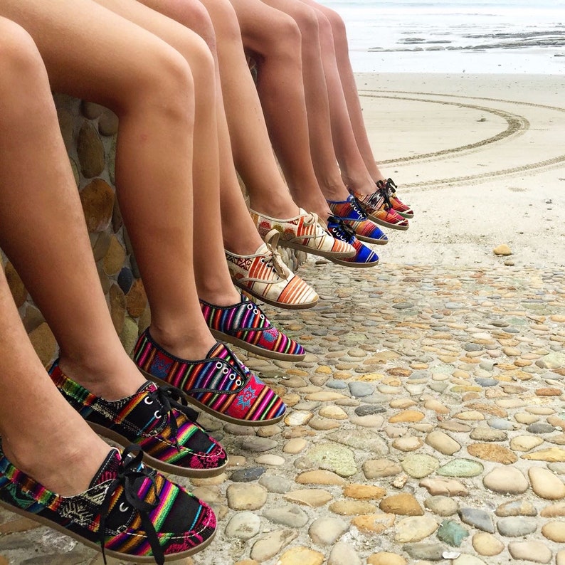 Artisan Sneakers for Big Kids, Made With Colorful Woven South American ...
