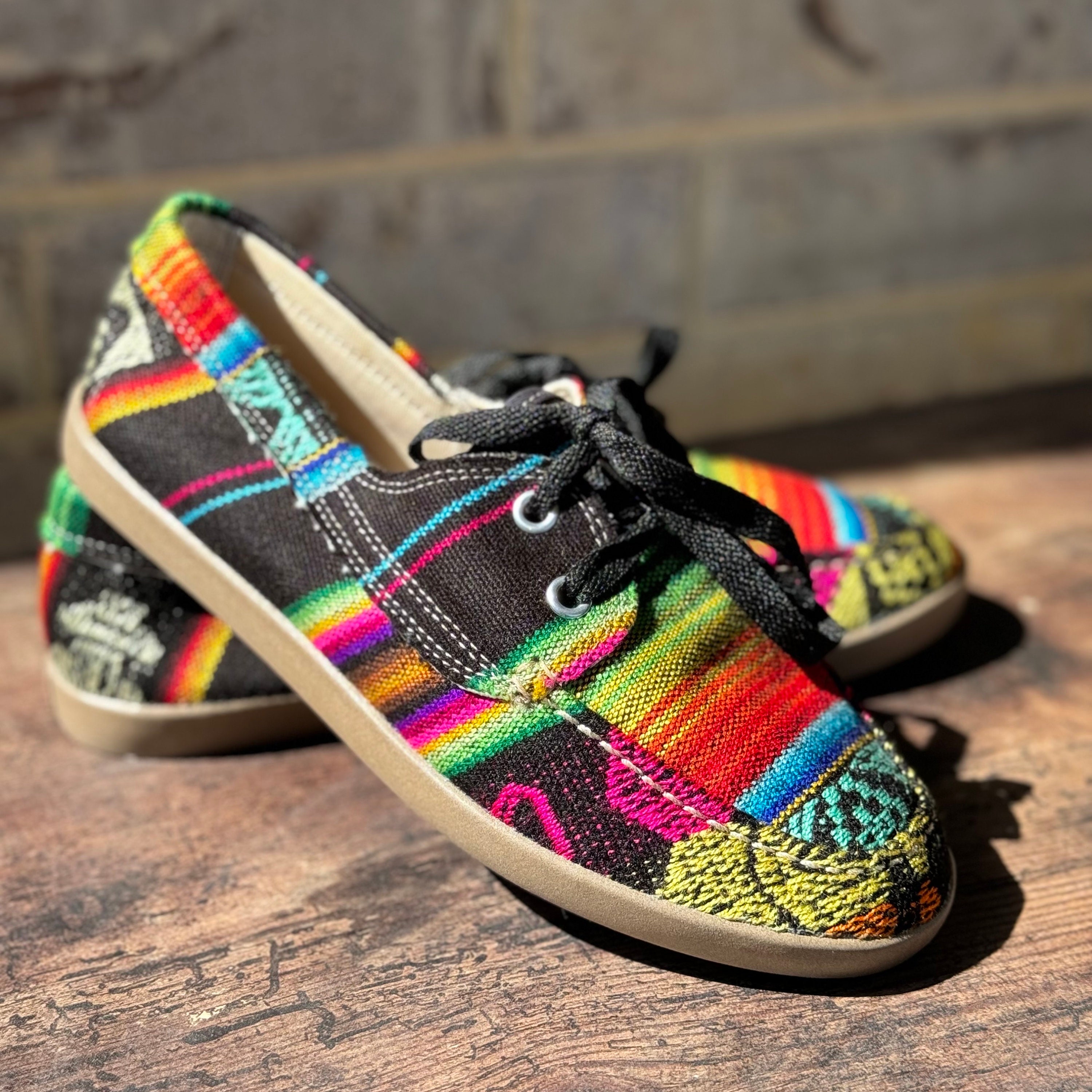 Artisan Sneakers for Big Kids, Made With Colorful Woven South American ...