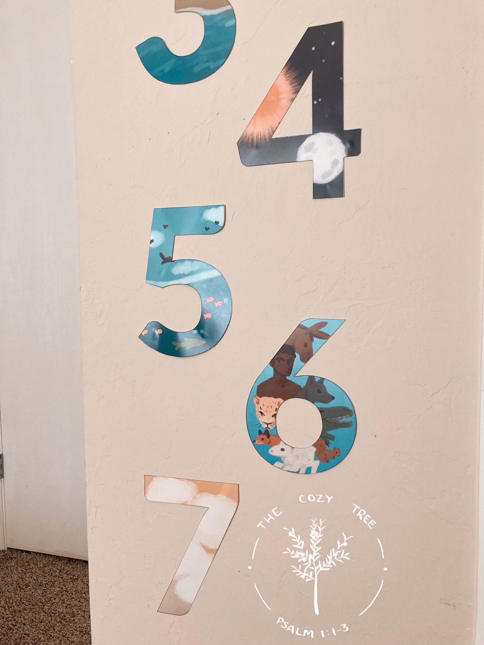Days of Creation Numbers | INSTANT DOWNLOAD PRINTABLE Pdf, Great for ...