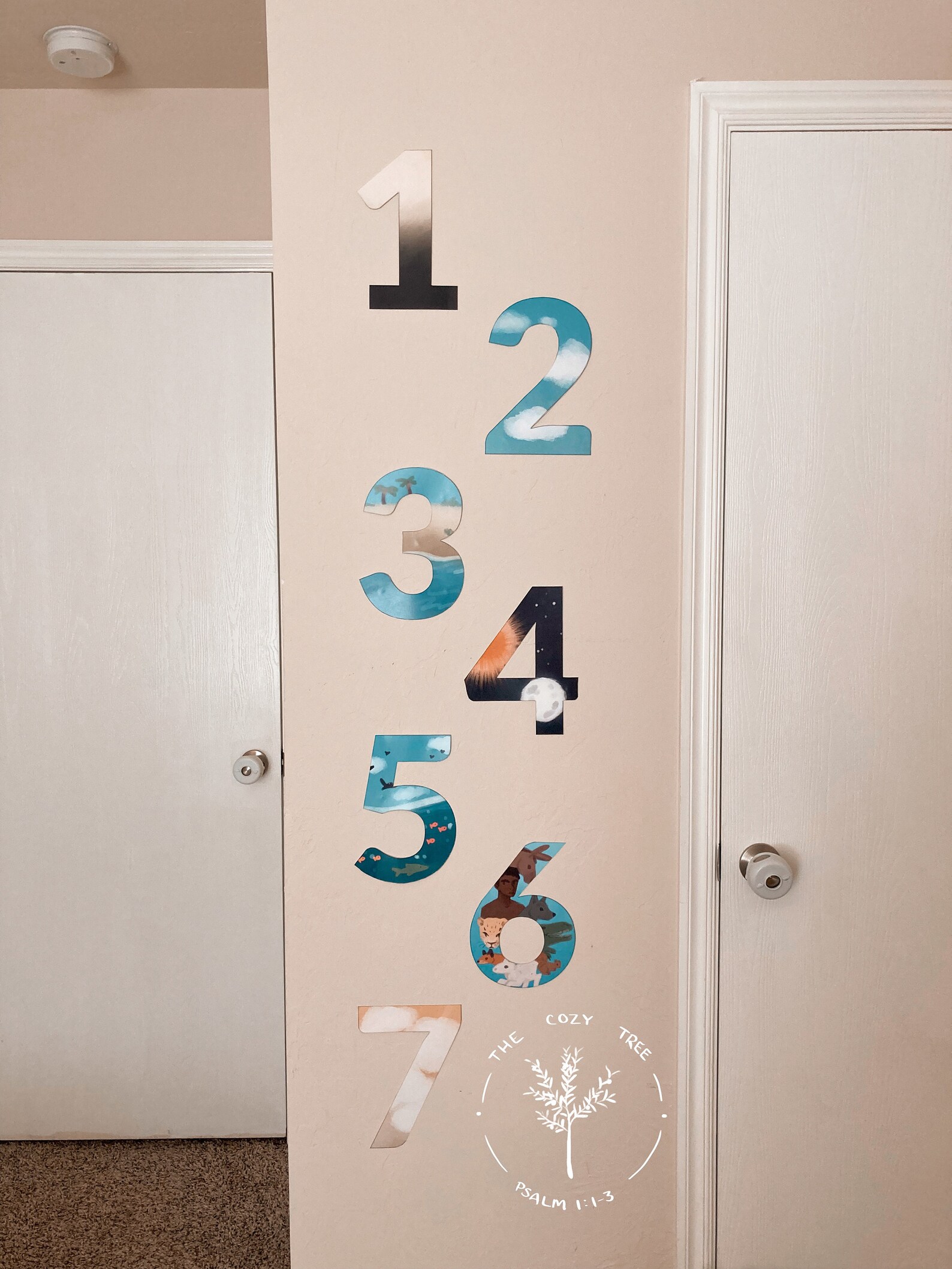 Days of Creation Numbers | INSTANT DOWNLOAD PRINTABLE Pdf, Great for ...