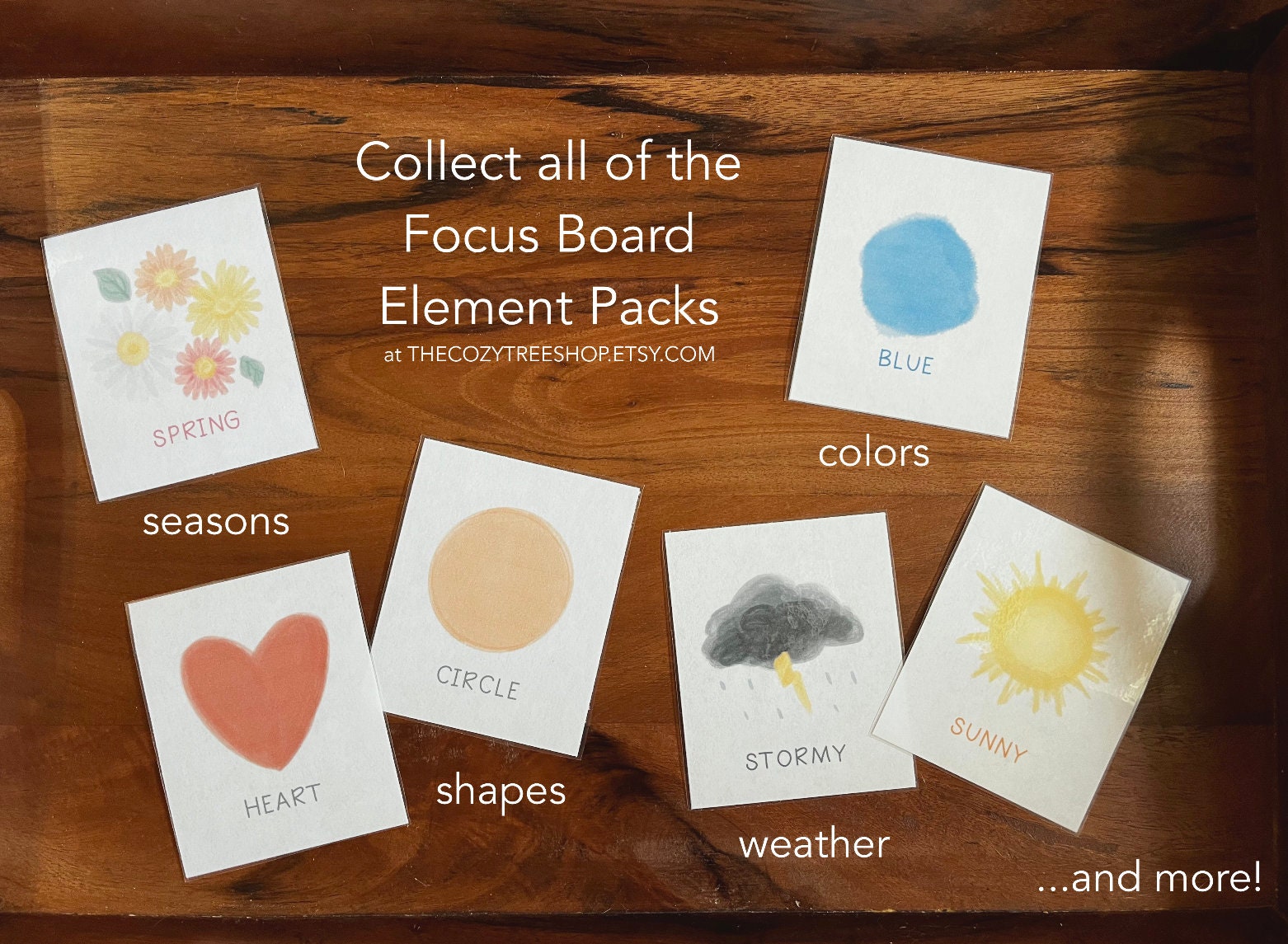WEATHER Focus Board Elements Pack | Digital Download, Printable Only ...