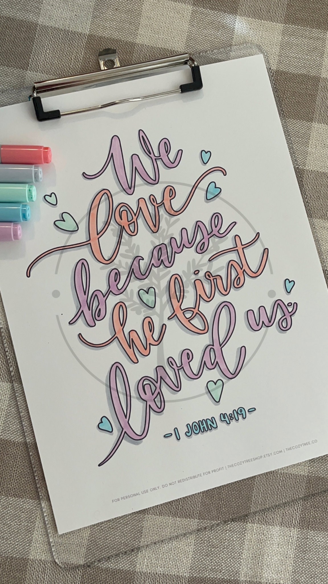 LOVE Bible Verse Coloring Pages | INSTANT DOWNLOAD Printable Pdf ...