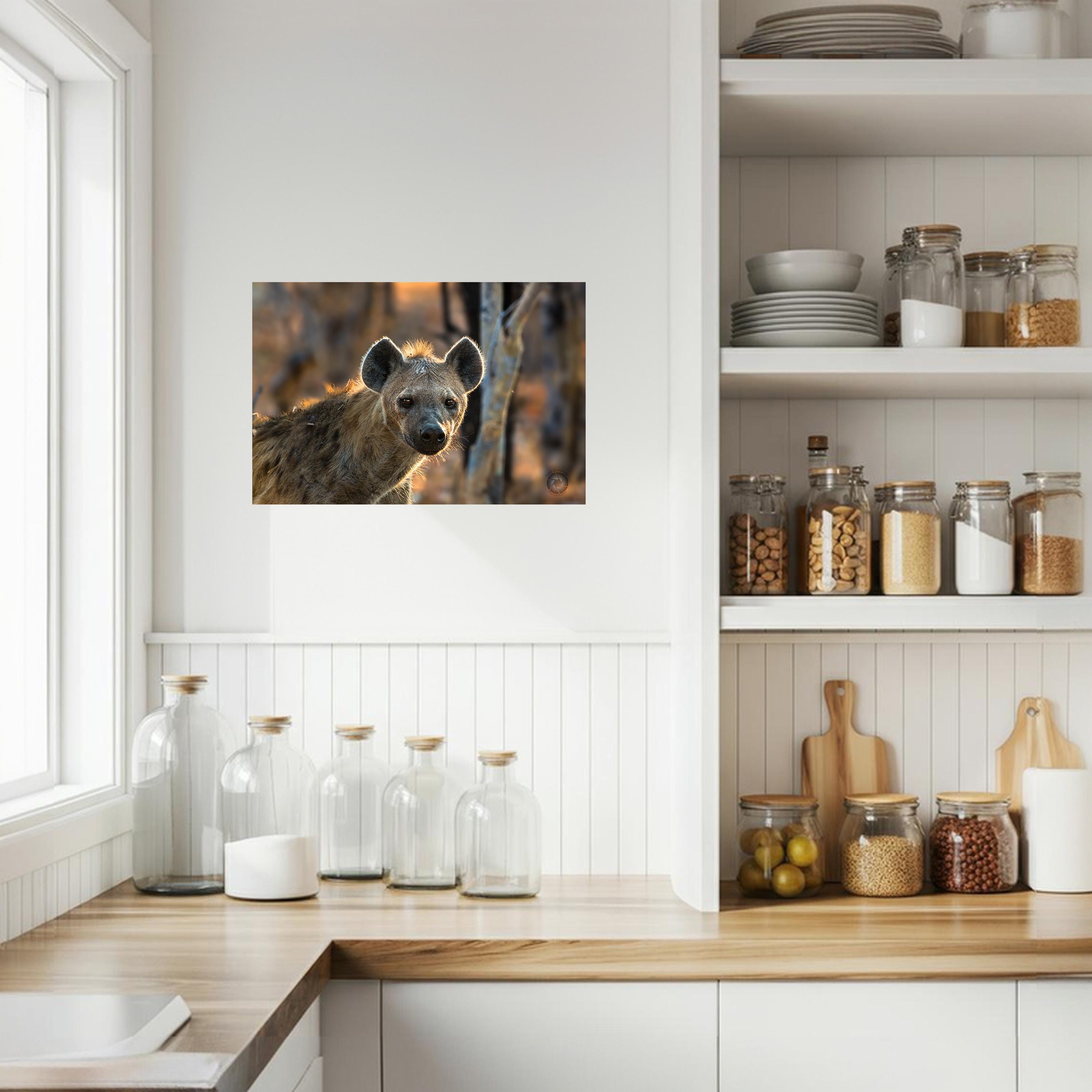 Hyena Print, Hyena Portrait, African Animal Photography, Safari Wall ...