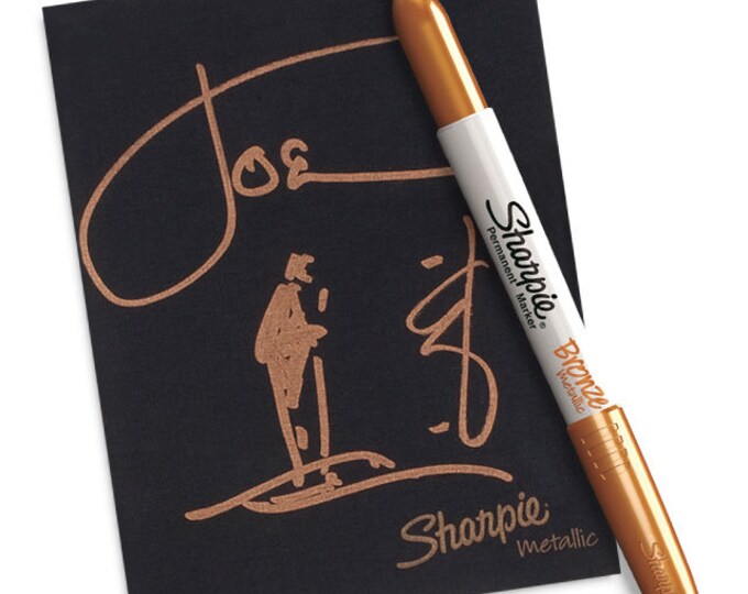 Sharpie® Metallic Fine Line - BRONZE - Etsy