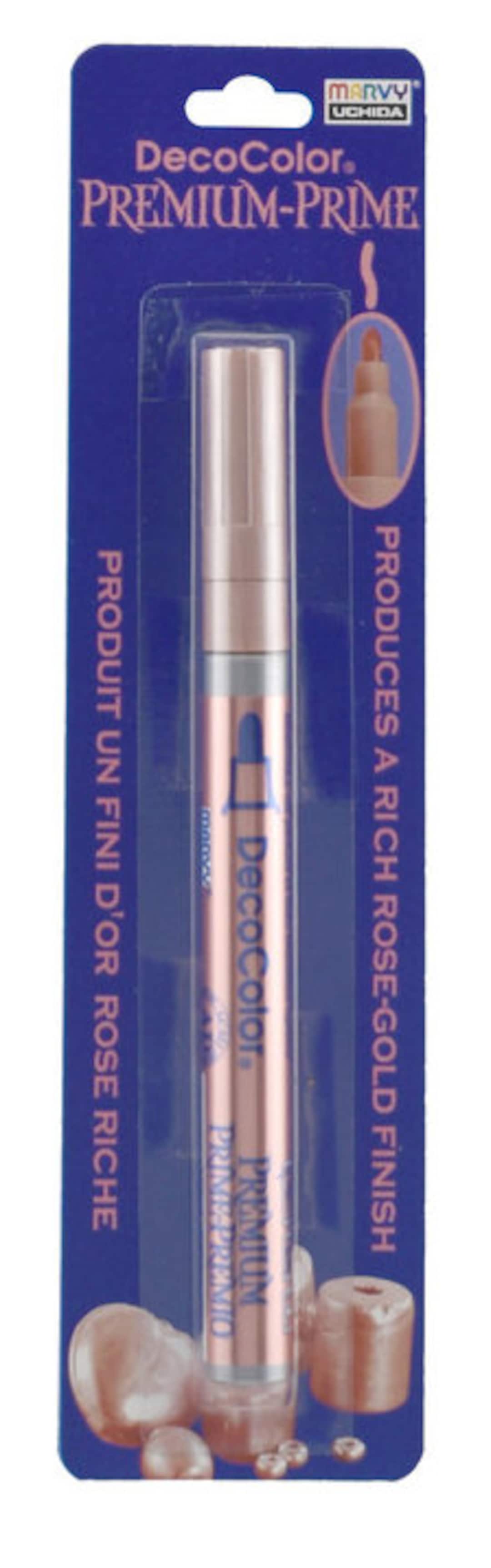 Marvy Uchida Decocolor Premium Fine Tip Paint Marker, 4 Colors ...
