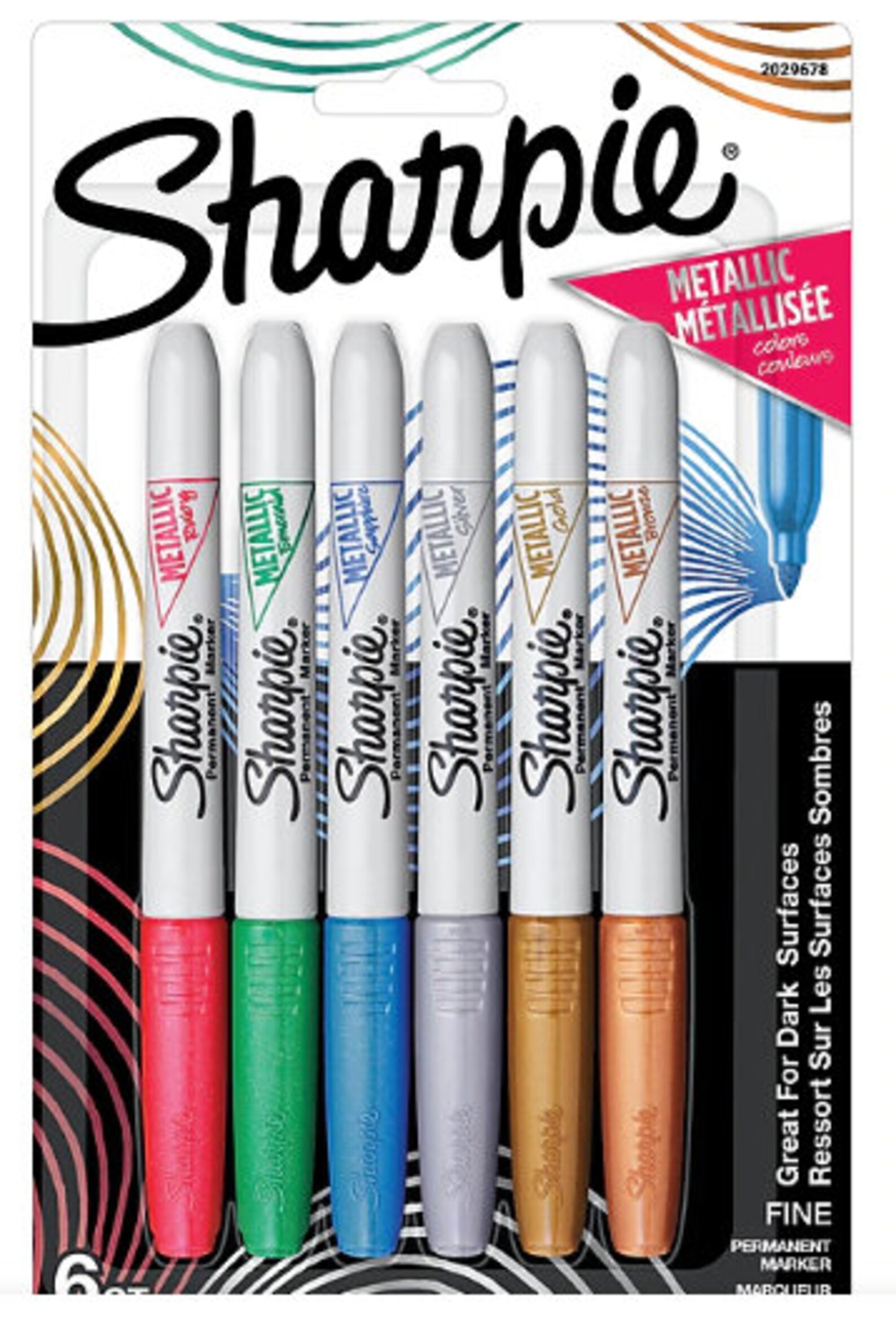 Sharpie Metallic Permanent Markers - Etsy