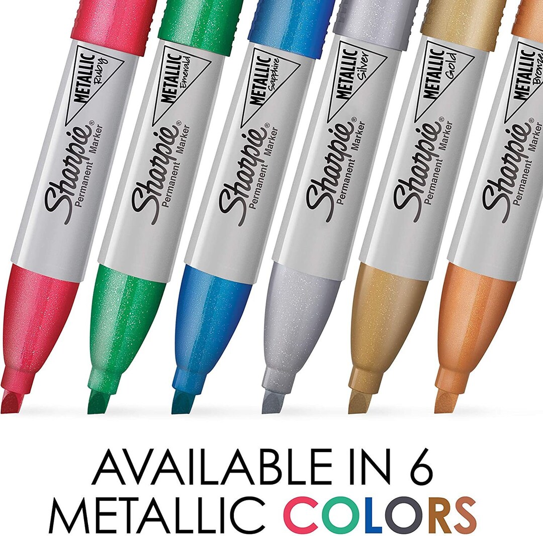 Sharpie Metallic Permanent Markers - Etsy