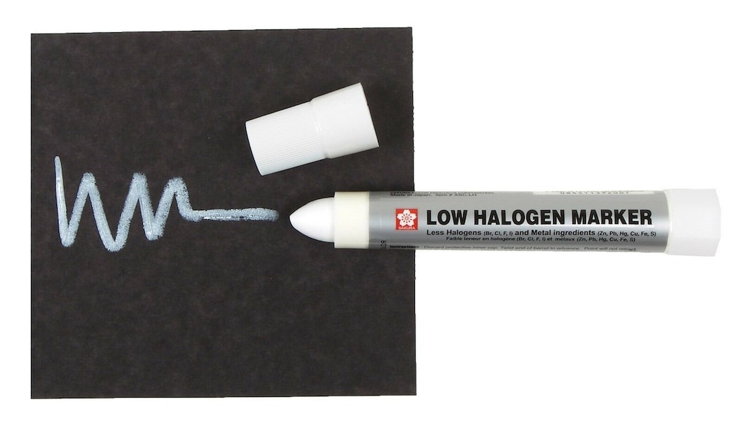 Sakura Low Halogen Marker ~ WHITE, RED & BLACK - Etsy