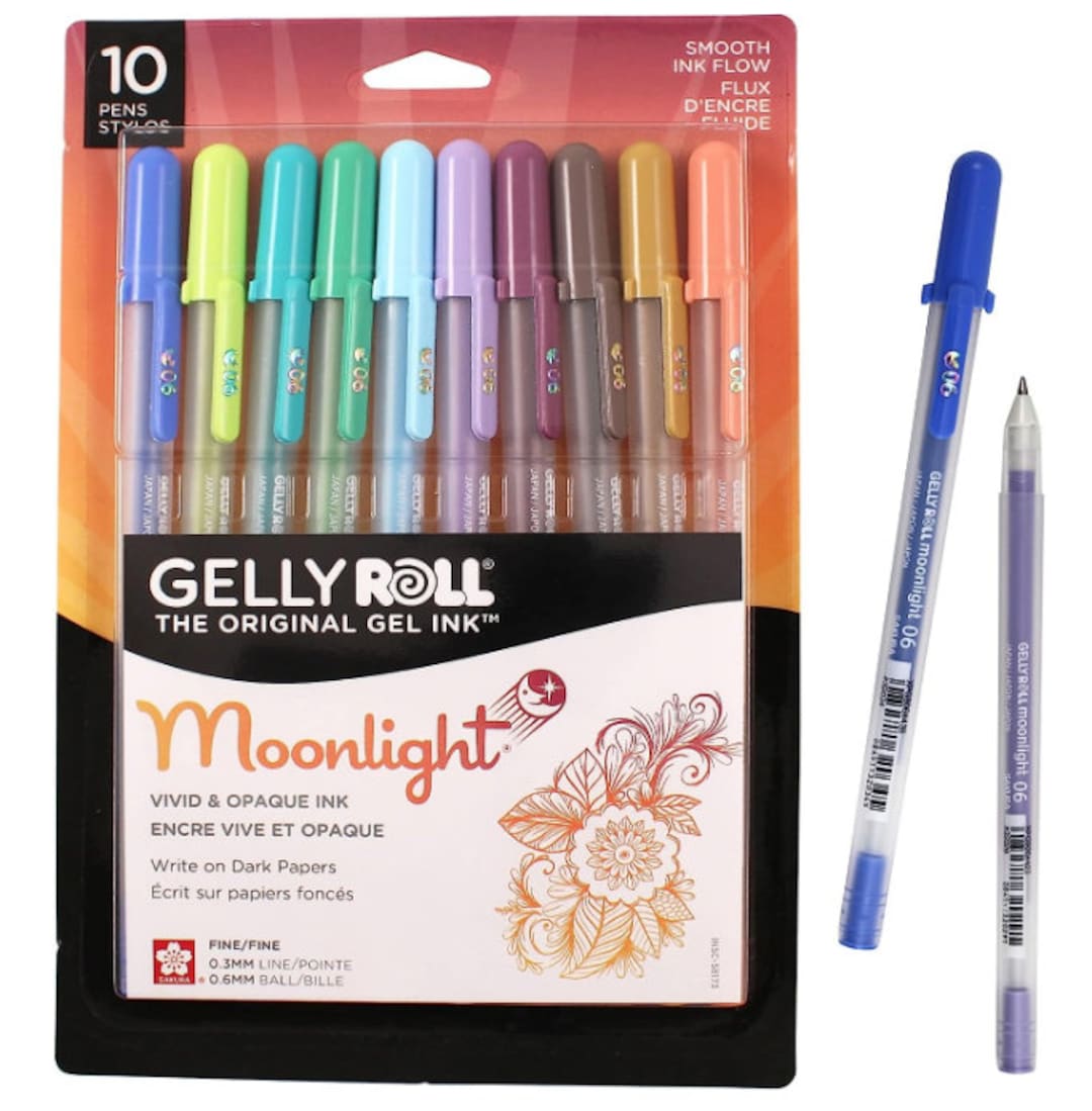 SAKURA Gelly Roll Moonlight Gel Pens, Earths & Jewels - Etsy