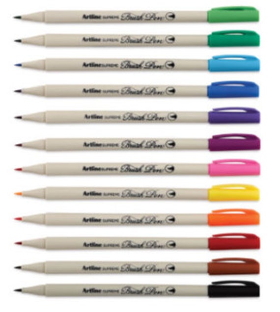 Artline brush pen store