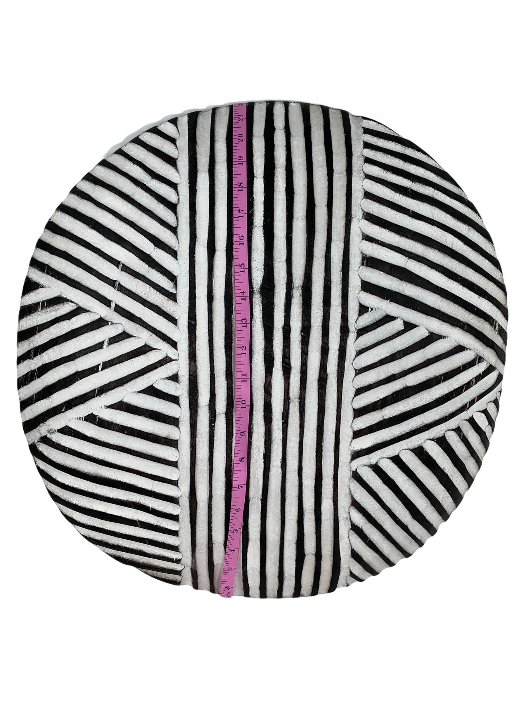 African Shield Geometric Wall Art Round Shield | Etsy