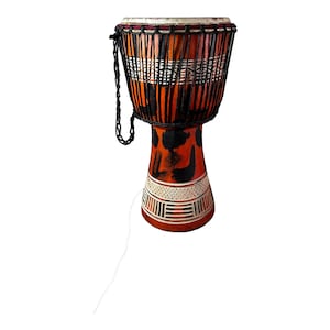 Handcrafted Djembe Drum: Authentic African Rhythms for Music & Decor - Etsy