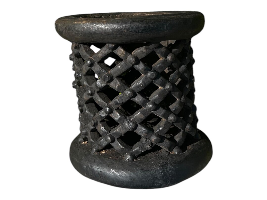 Hand-carved Bamileke Stool – African Wooden Stool From Cameroon ...
