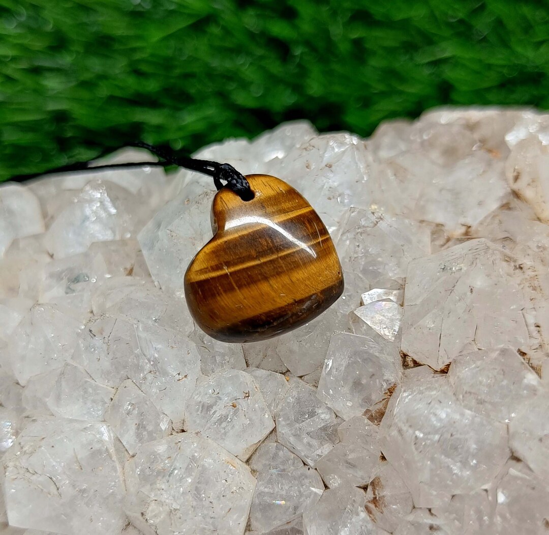 Natural Tiger Eye Stone Pendant Necklace-healing Natural Stone Pendant ... Natural Tiger Eye Stone Pendant Necklace-healing Natural Stone Pendant ...