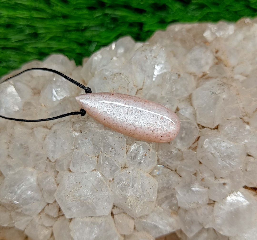Real Milky Moonstone Pendant, Natural Milky Moonstone Crystal, Birthday ...