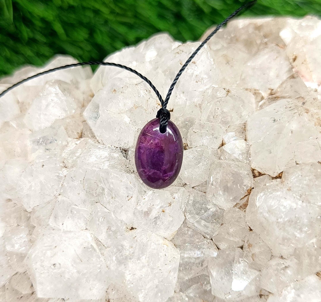 Authentic Natural Sugilite Pendant, Sugilite Necklace, Sugilite Pendant ...