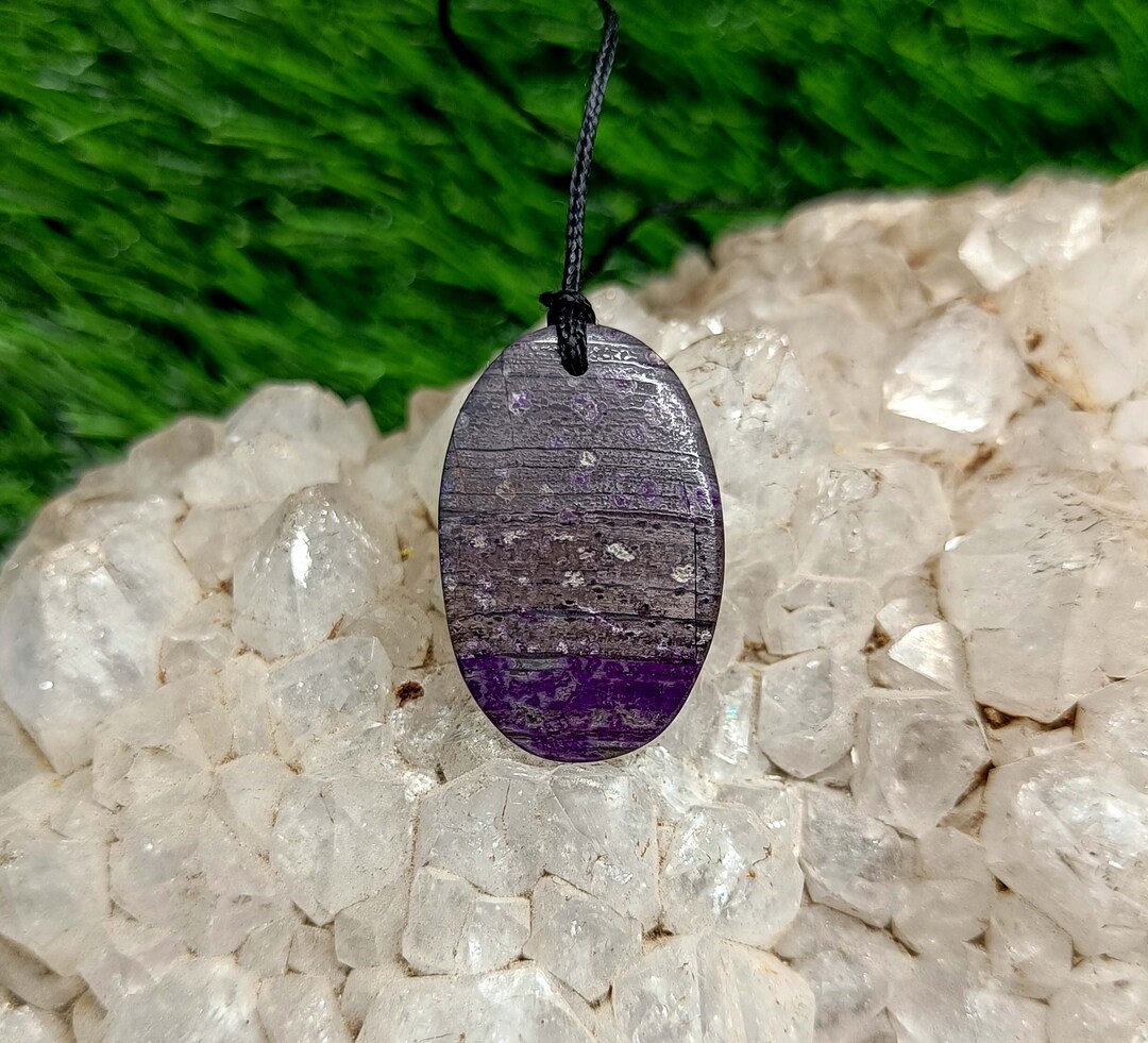 Authentic Natural Sugilite Pendant, Sugilite Necklace, Sugilite Pendant ...