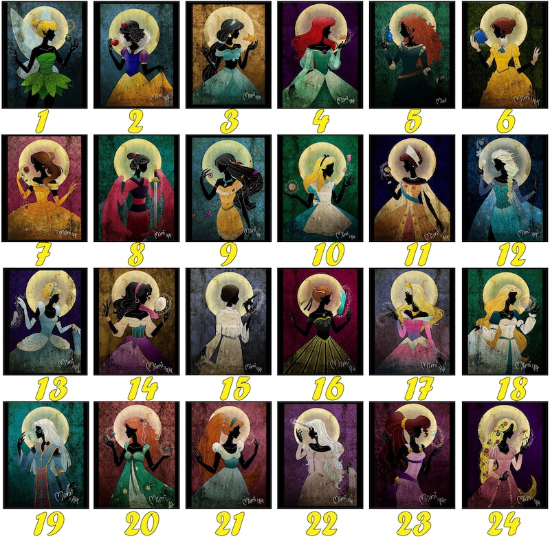 5d Diy Diamond Painting Kit Full Drill, Princess Cartoon Mosaic - Etsy