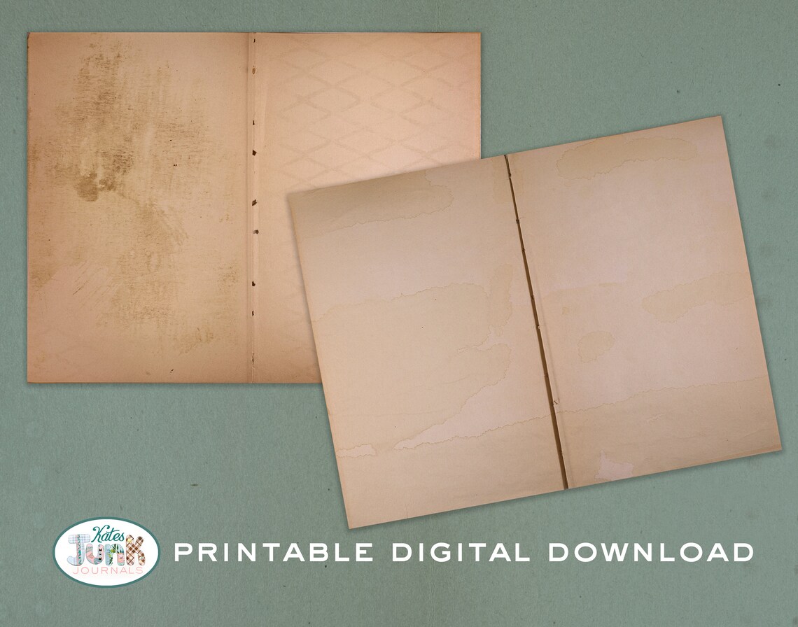 Classic Vintage Journal Pages - Digital Download - Etsy
