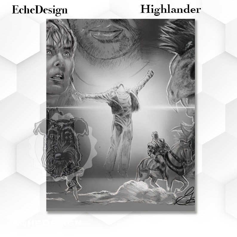 Highlander the Movie 8 X 10 Art Print - Etsy