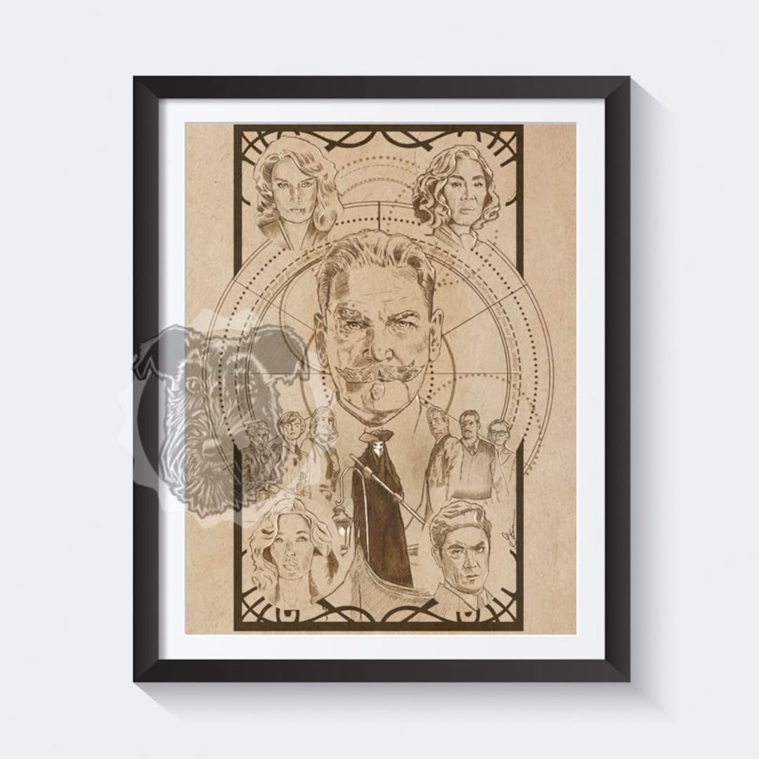 Hercule Poirot the Haunting 8 X 10 Art Print - Etsy
