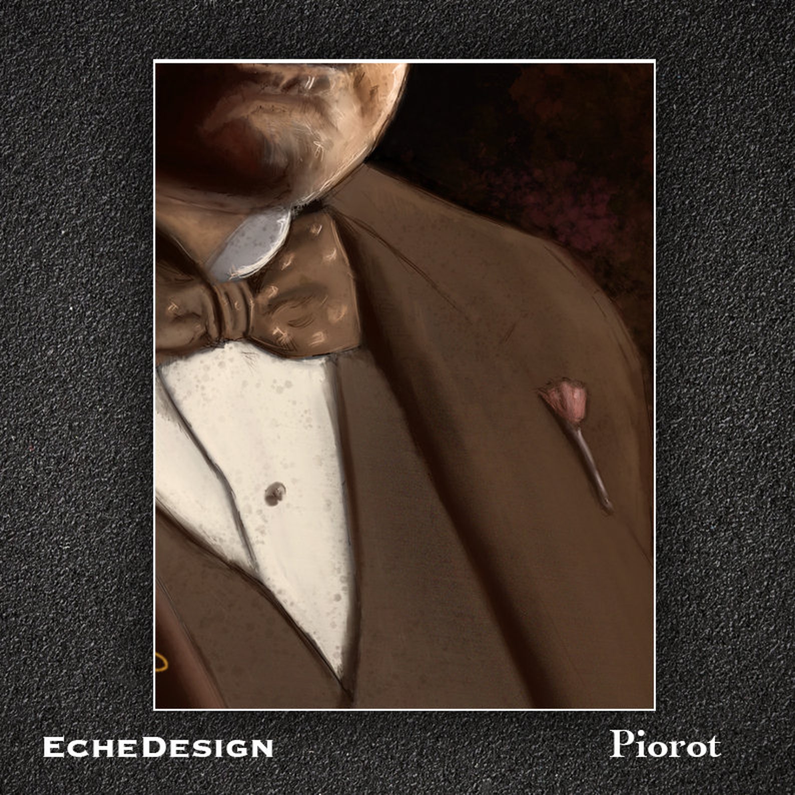 Hercule Poirot 8 x 10 Art Print | Etsy