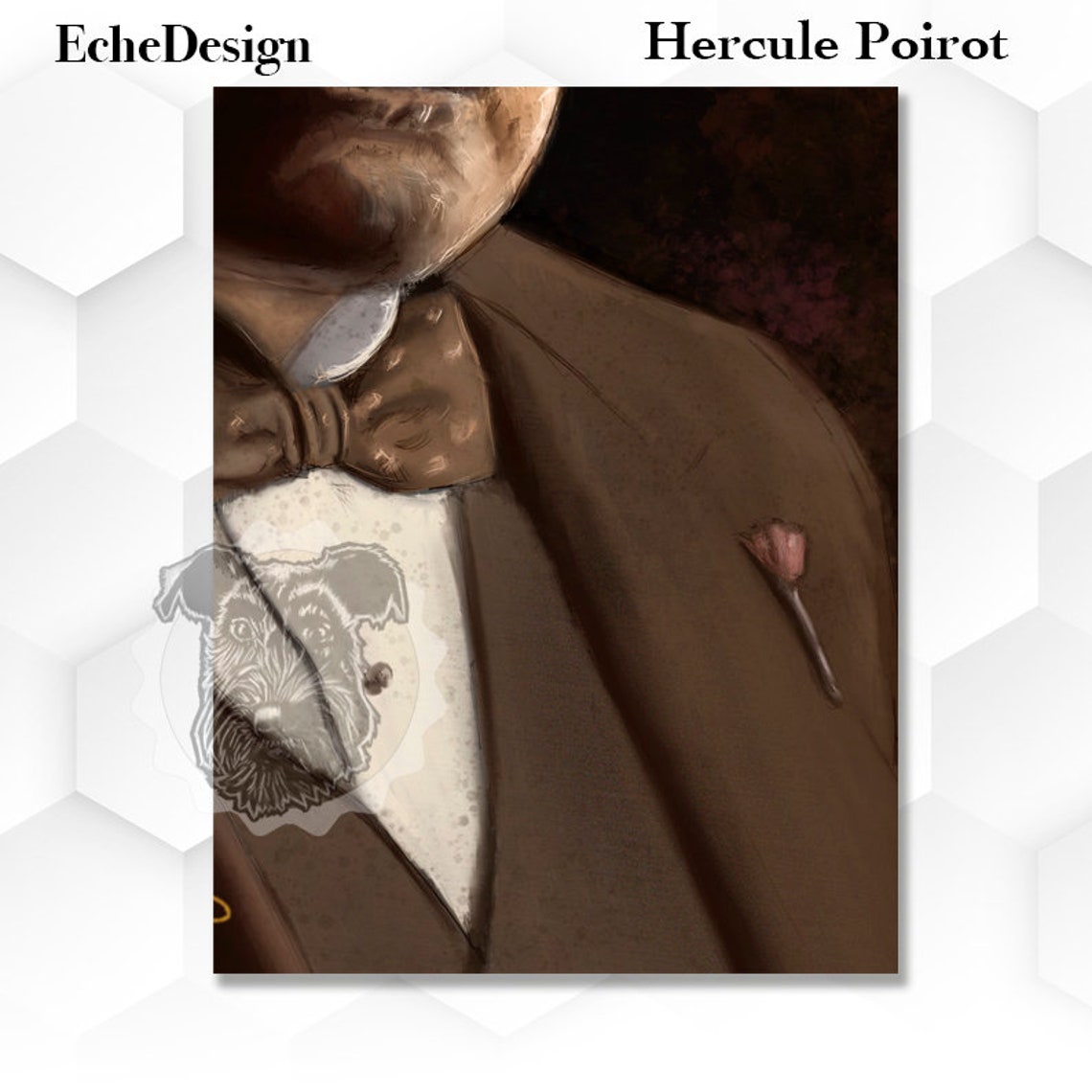 Hercule Poirot 8 X 10 Art Print - Etsy