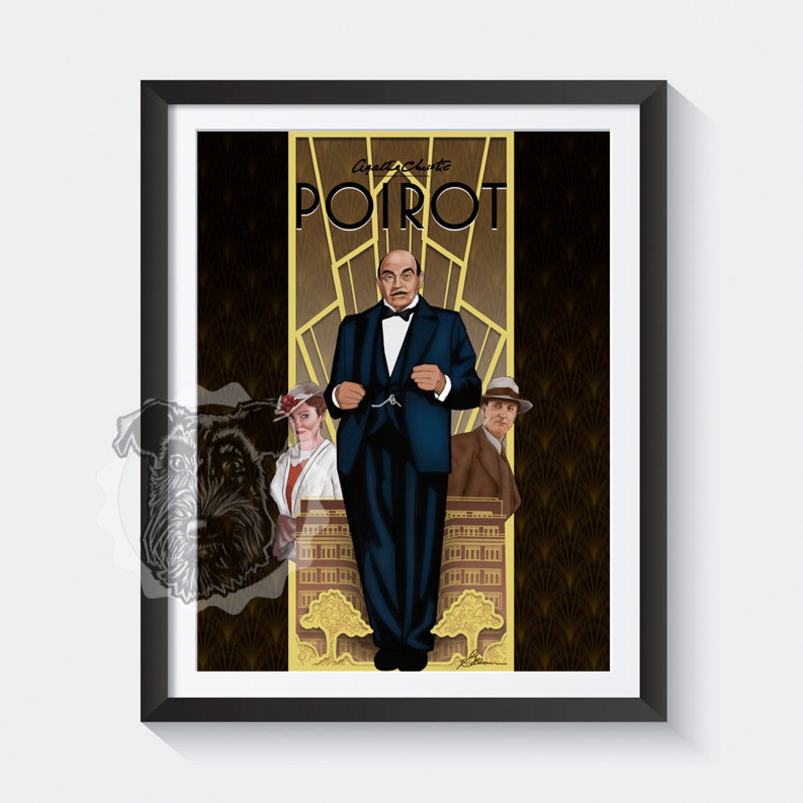Hercule Poirot Poster 8 X 10 Art Print - Etsy