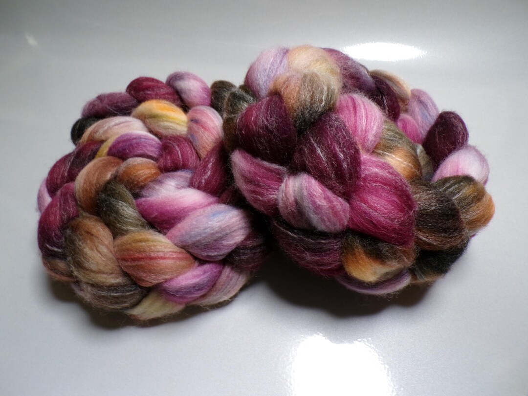 Polwarth, Faux Cashmere, and Bamboo, Hand Dyed, Roving, Combed Top, for ...
