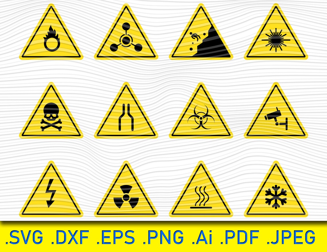 12 Road Signs Svg Turns SVG Curves Svg Intersections Svg - Etsy