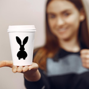 Rabbits SVG, Black Silhouettes, Digital Clipart, Files Eps, Jpg, Easter ...