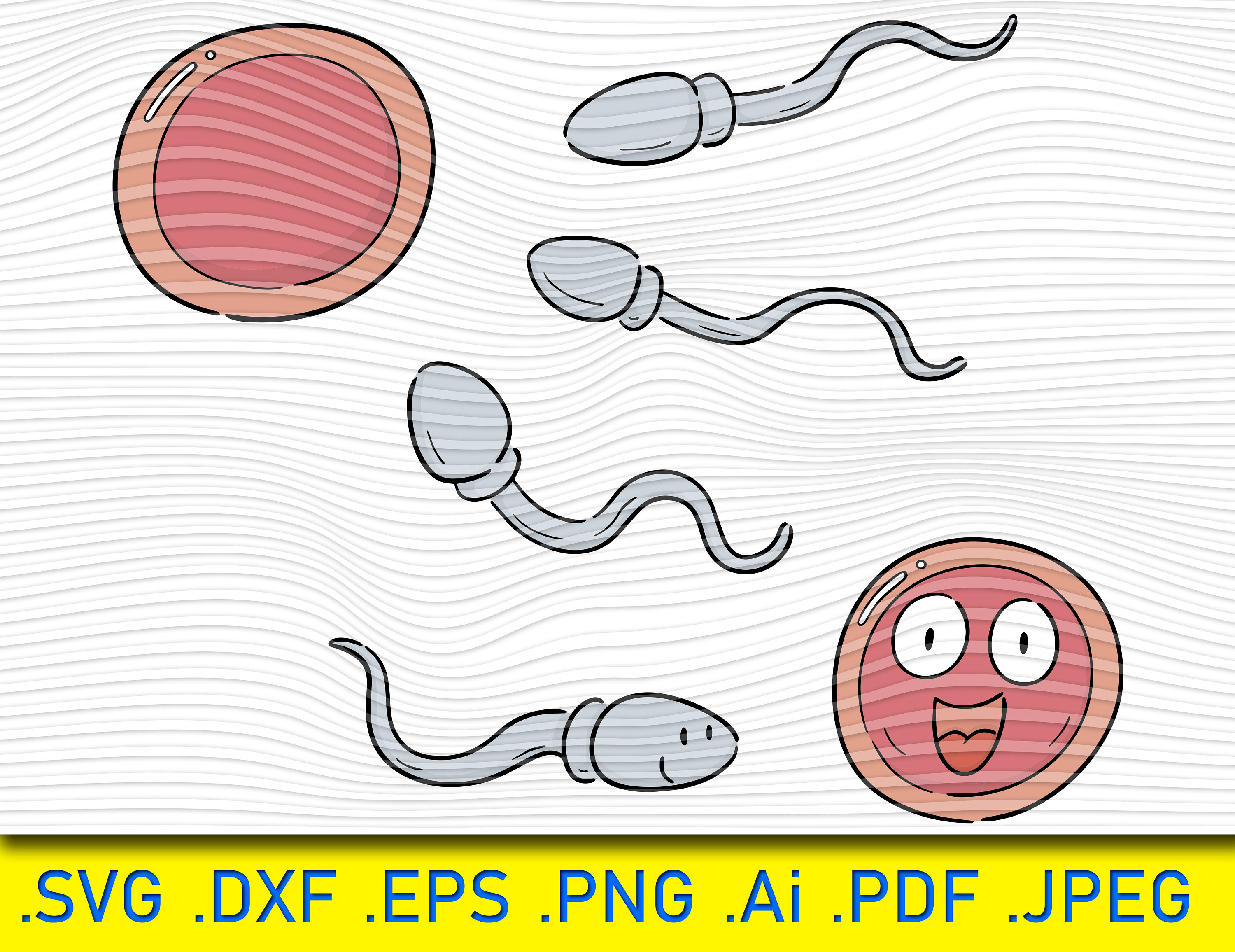 Sperm And Egg Cartoon