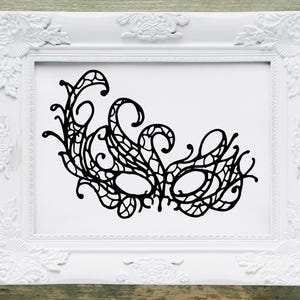 Carnival Mask SVG: Masquerade, Mardi Gras Clipart (digital File) - Etsy