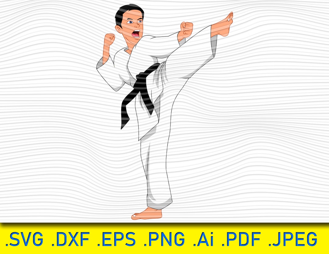 Karate Boy, Karate Svg Bundle, Kung Fu Svg, Taekwondo Svg, Ninja SVG ...