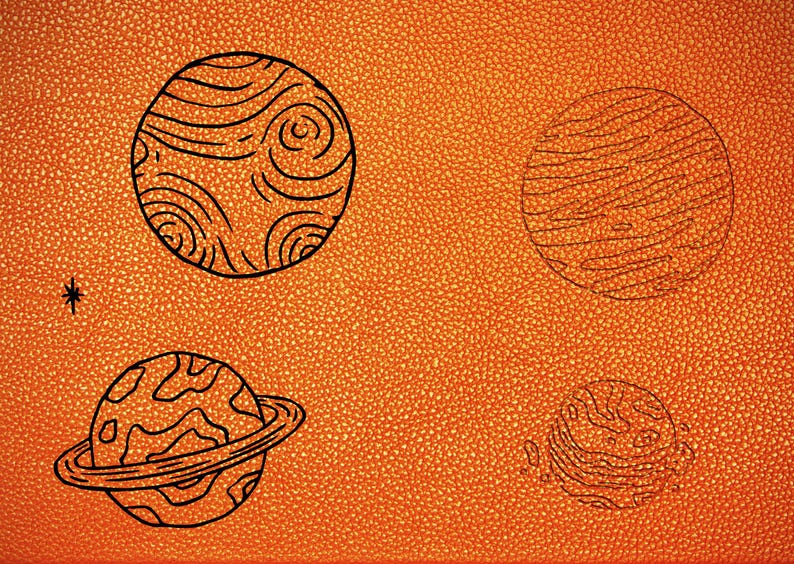 Planets SVG: Solar System Vector Graphics (digital Download) - Etsy