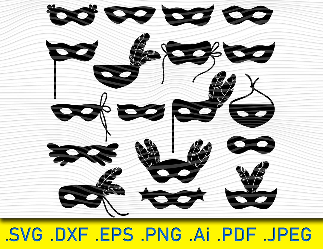 Carnival Mask Svg File, Masquerade Svg, Theater Mask Svg, Carnival Mask ...