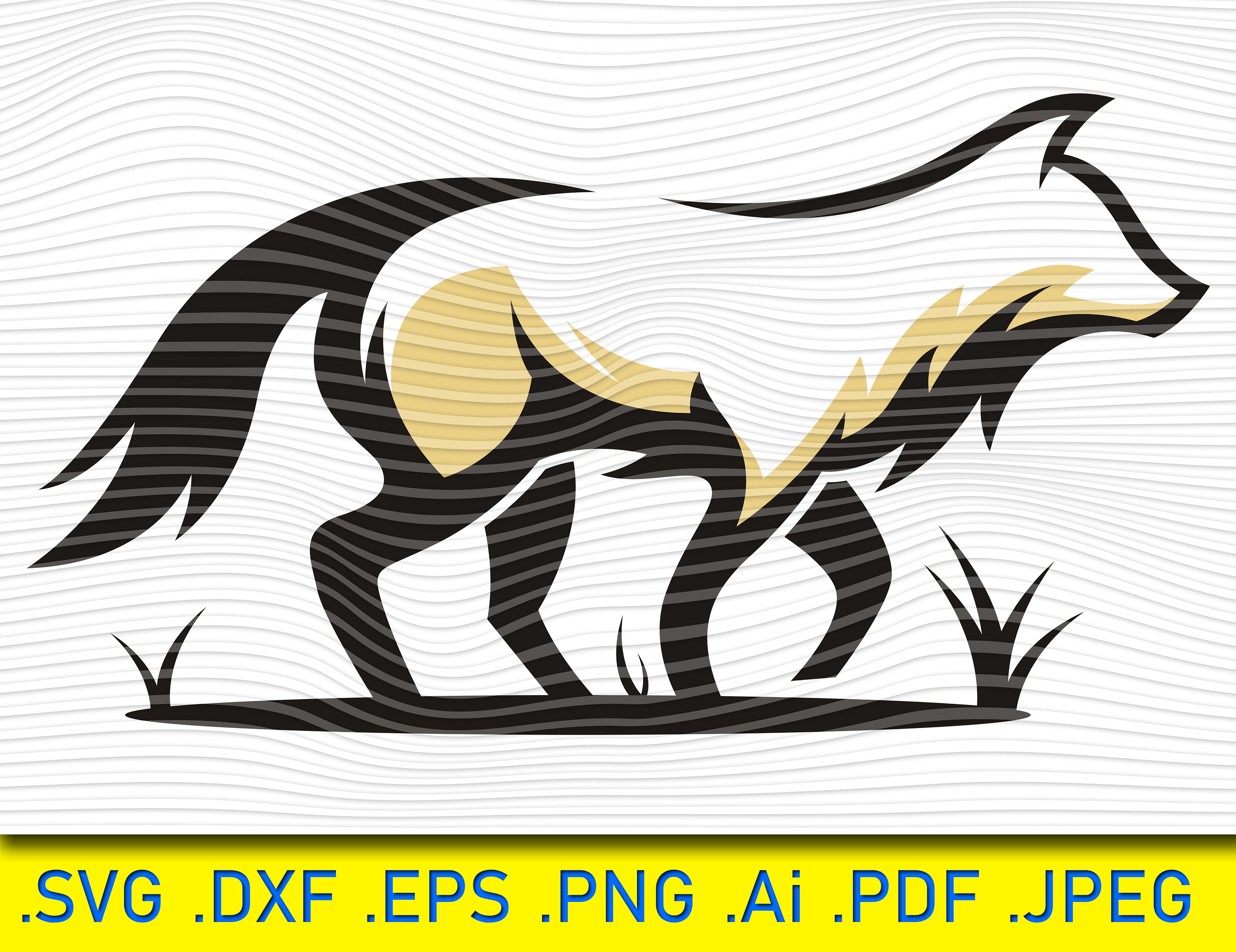 Fox Logo Template Fox svg fox logo svg angy fox clipart | Etsy