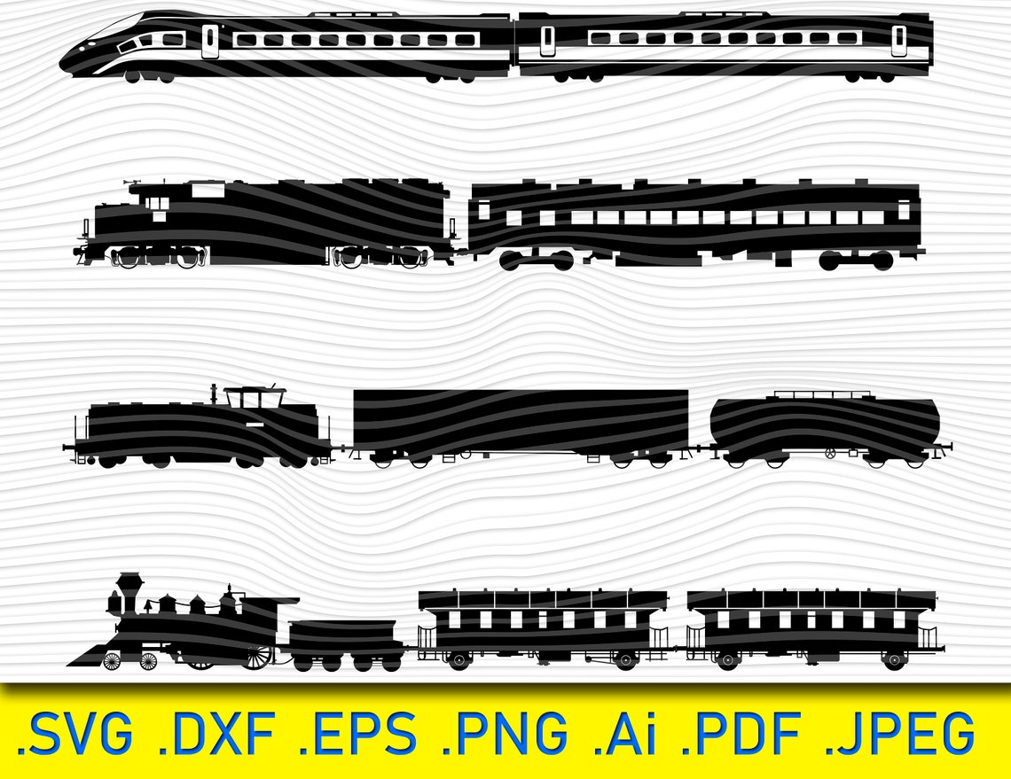 Locomotive Train Steam Engine Instant Download SVG PNG | Etsy