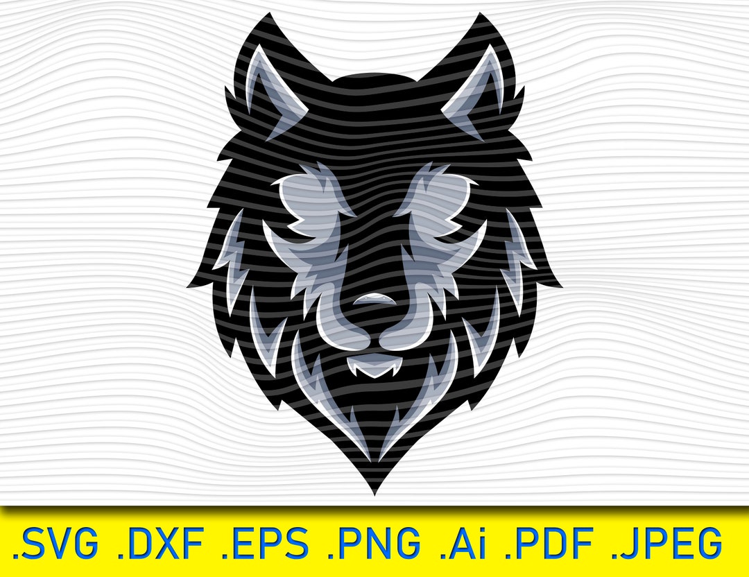 Wolf, Gaming, Angry Character Face, Wolf Svg, Wolf Face Svg, Wolves Svg ...