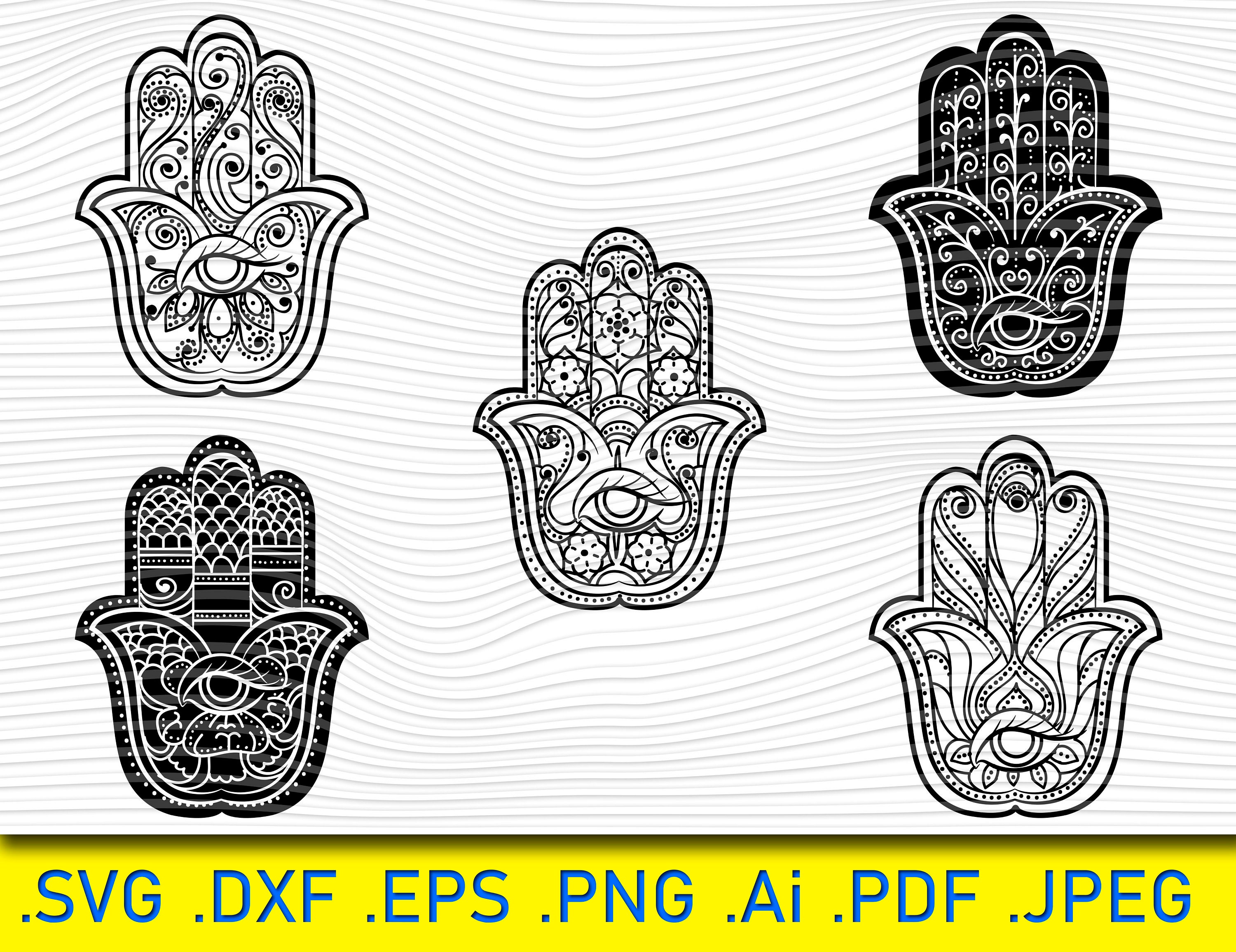 Hamsa Hand Vector