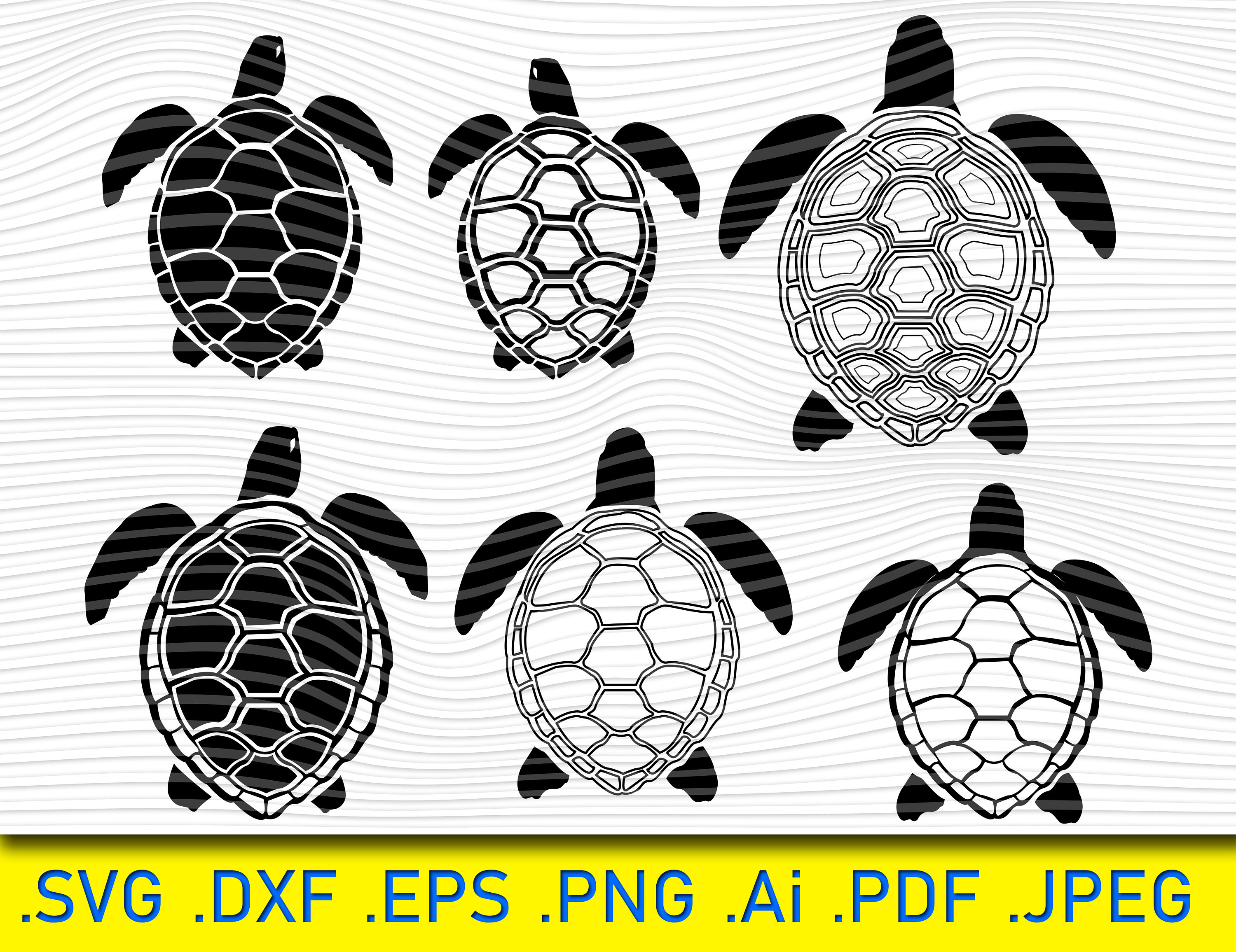 Turtle Svg Turtle SVG Sea Turtle Svg Aquatic Svg Tortoise | Etsy